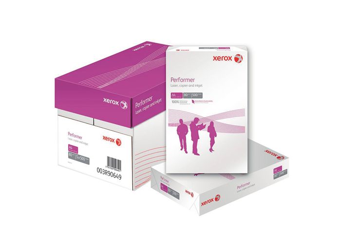 XEROX PERFORMER A4 WHITE 80 GSM PAPER (BOX OF 2,500 SHEETS, 5 REAMS)