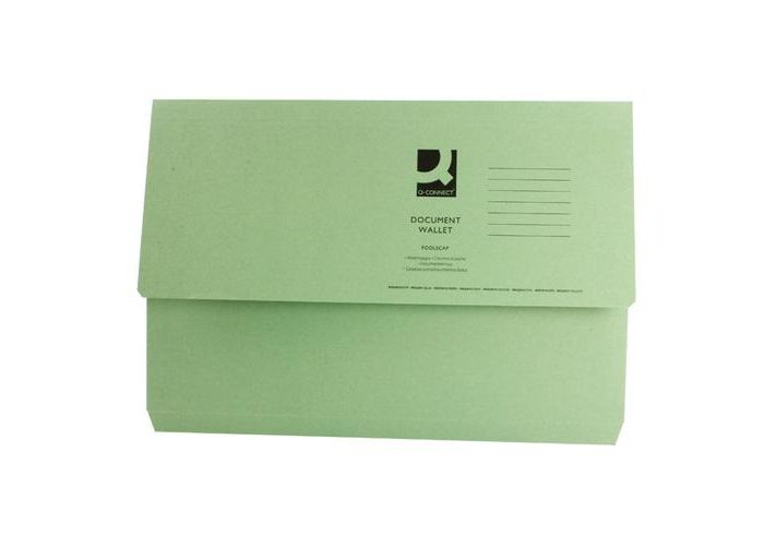 GREEN DOCUMENT WALLET (PACK OF 50 WALLETS) 45914EAST