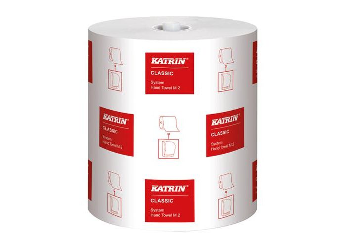 KATRIN CLASSIC SYSTEM HAND TOWEL M2 2-PLY WHITE (PACK OF 6) 460102