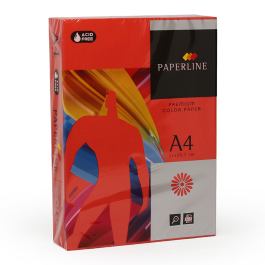 PAPERLINE PREMIUM RED CARD A4 160GSM (PACK OF 250)